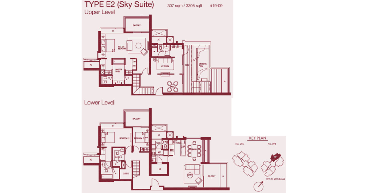 Concourse Skyline's Floor Plan | Sky Suite [E2]