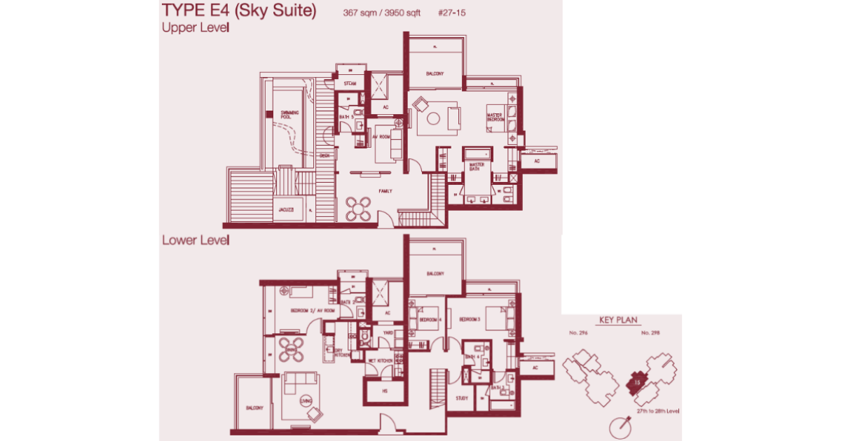 Concourse Skyline's Floor Plan | Sky Suite [E4]