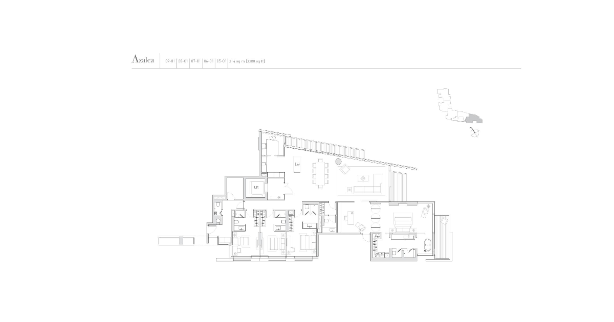 Eden Residences Capitol 首都御府's Floor Plan | Azalea [Azalea(1)]
