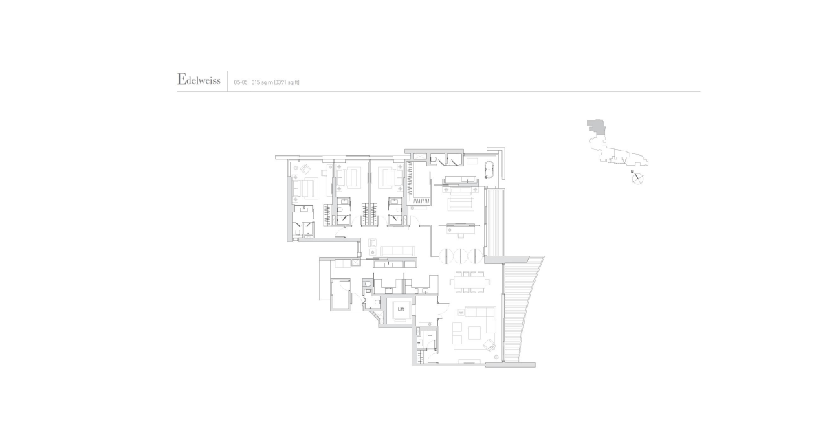 Eden Residences Capitol's Floor Plan | Edelweiss [Edelweiss(1)]