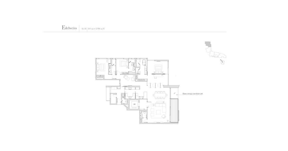 Eden Residences Capitol's Floor Plan | Edelweiss [Edelweiss]
