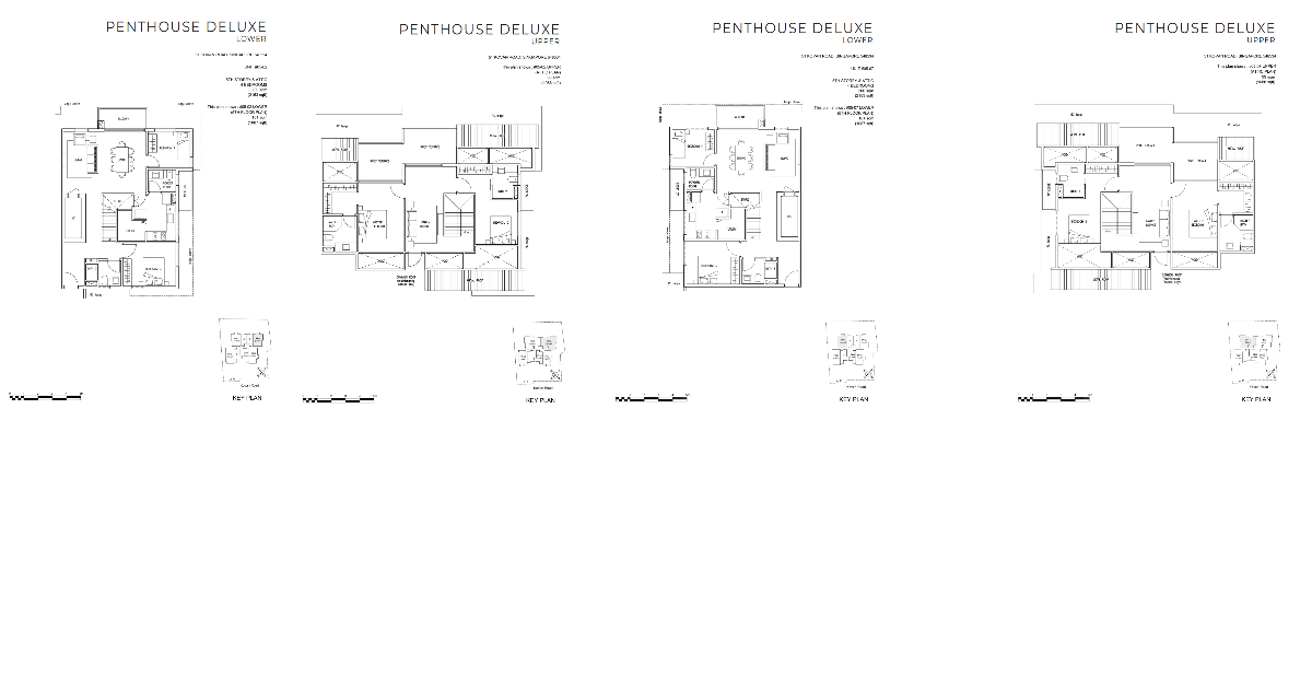 Kovan Jewel's Floor Plan | 4 Bedroom [PENTHOUSE DELUXE]